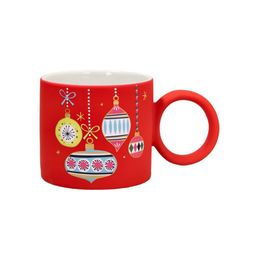 Tognana Tasse ''Decorations'' in Rot - 350 ml - 12% | Gedeckter-tisch
