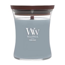WoodWick Duftkerze "Terra Haze'' in Blau - 275 g - 11% | Kerzen-vasen