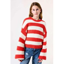 Garcia Pullover in Rot/ Creme - 54% | Größe 140/146 | Kinder-pullover