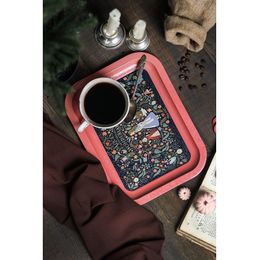 Violeta Home Tablett in Rosa/ Schwarz - (L)30,7 x (B)23,3 cm - 22% | Aufbewahren-servieren