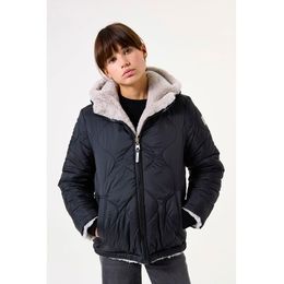 Garcia Wendejacke in Grau/ Schwarz - 42% | Gr&ouml;&szlig;e 128/134 | Kinderjacken