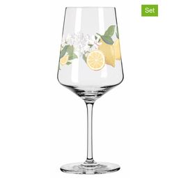 Ritzenhoff 2er-Set: Cocktailgläser ''Sommertau Limoncello'' in Gelb - 544 ml - 19% | Gedeckter-tisch