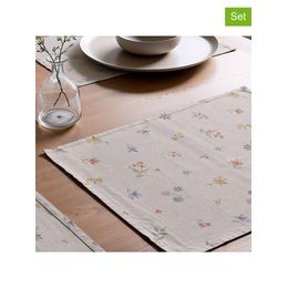 Mint Rugs 2er-Set: Tischsets "Shayla" in Creme/ Grün - (L)50 x (B)40 cm - 65% | Größe 50x40 cm |