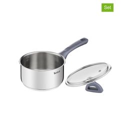 Tefal 2tlg. Edelstahl-Stielkasserolle "Daily Cook" - &Oslash; 16 cm - 15% | Kochgeschirr