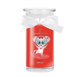 Juwelkerze Duftkerze mit Armkette "Spice Up Your Life" - 400 g - 48% | Kerzen-vasen