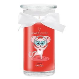 Juwelkerze Duftkerze mit Ohrringen "Spice Up Your Life" - 400 g - 51% | Kerzen-vasen