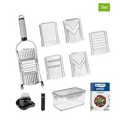 Genius 12tlg. Schneider-Set ''Nicer Dicer Speed'' in Grau/ Schwarz - 25% | Kuechenhelfer