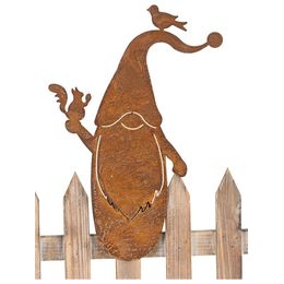 POSIWIO Zaunfigur "Wichtel" in Hellbraun - (B)22,5 x (H)33,5 cm - 25% | Gartendeko