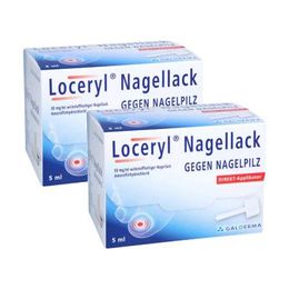 Loceryl Nagellack gegen Nagelpilz DIREKT-Applikat. Set (2x5ml) 2 St