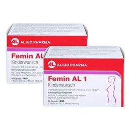 ALIUD Femin Al 1 Kinderwunsch Hartkapseln (2x90 St) 180 St