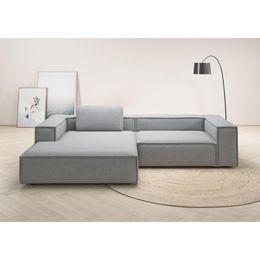 Home Affaire Ecksofa &raquo;Watertown, modernes XXL L-Form, 306 cm breit&laquo; Gro&szlig;z&uuml;giges Lounge-Sofa mit viel Platz f&uuml;r die Familie grau 100% Polyester