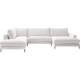 Home Affaire Wohnlandschaft &raquo;Downtown XXL B/T/H: 341/223/84 cm Loungem&ouml;bel zum Relaxen&laquo; weicher Sitzkomfort, Cord-Bezug, weicher Sitzkomfort U-Form 