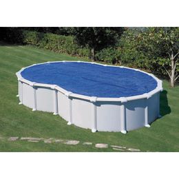 GRE Pool-Abdeckplane &raquo;Sommerabdeckplane&laquo; f&uuml;r Stahlwandpools Blau B/H/L: 370 cm x 620 cm