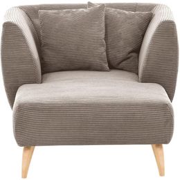 Home Affaire Loveseat &raquo;Colori&laquo; grau 100% Polyester