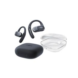 Aftershokz SHOKZ Open-Ear-Kopfh&ouml;rer &raquo;OpenFit Air + Case&laquo; Schwarz Inklusive praktischem OpenFit Air Case