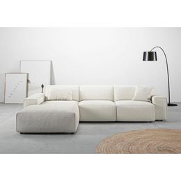 Home Affaire Ecksofa &raquo;Glimminge auch in Breitcord, Feincord, Boucl&eacute; + Easy care-Bezug&laquo; L-Form, Breite 294, Zierkissen wei&szlig; 96% Polyester, 4% Polyacryl