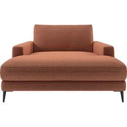 Home Affaire Chaiselongue &raquo;Downtown Loungem&ouml;bel zum Relaxen, B/T/H: 132/170/84 cm&laquo; auch in Boucl&eacute;, Cord und Easy care - leicht mir Wasser zu reinigen 