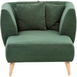 Home Affaire Loveseat &raquo;Colori&laquo; gr&uuml;n 100% Polyester