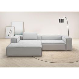 Home Affaire Ecksofa &raquo;Watertown, modernes XXL L-Form, 306 cm breit&laquo; Gro&szlig;z&uuml;giges Lounge-Sofa mit viel Platz f&uuml;r die Familie grau 94% Polyester, 6% 