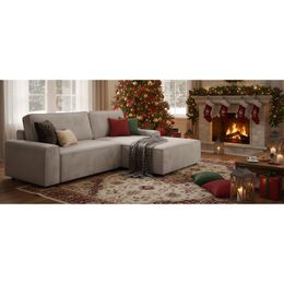 Trendmanufaktur Ecksofa »Challenge, Schlafsofa mit Bettkasten, Couch in L-Form, Breite 245 cm« Recamiere beidseitig montierbar, auch in trendigem...