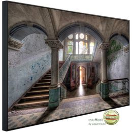 papermoon Infrarotheizung &raquo;Lost Space Beelitz&laquo; sehr angenehme Strahlungsw&auml;rme Kunstmotiv im Aluminiumrahmen