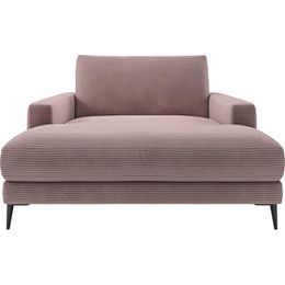 Home Affaire Chaiselongue &raquo;Downtown Loungem&ouml;bel zum Relaxen, B/T/H: 132/170/84 cm&laquo; auch in Boucl&eacute;, Cord und Easy care - leicht mir Wasser zu reinigen 