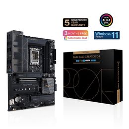 ASUS Mainboard &raquo;PROART B660-CREATOR D4&laquo; schwarz Erweiterte Sicherheitsfunktionen: USB-Port-Beschr&auml;nkung, Software-Blacklisting und...