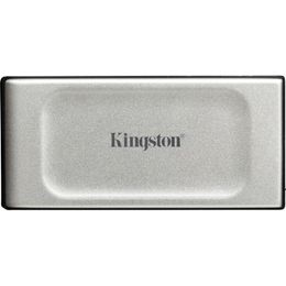 Kingston externe SSD &raquo;XS2000&laquo; 500 GB Anschluss USB 3.2 Gen-2 silber Kunststoff, Metall Speicherkapazit&auml;ten bis zu 2TB