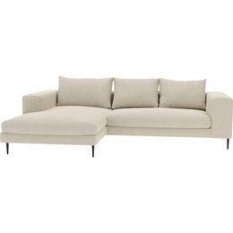Home Affaire Ecksofa &raquo;Aurora, L-Form, mit extra breiter Recamiere, 324 x 170 cm (BxT)&laquo; Designsofa mit tollem Sitzkomfort, extra hohe Metallf&uuml;&szlig;e 