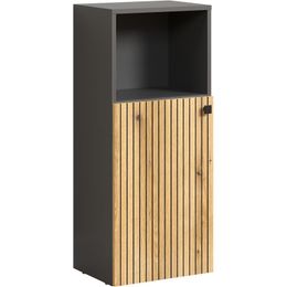 Welltime Unterschrank &raquo;Amrum&laquo; Standschrank mit 1 T&uuml;r & 1 Fach - (B/T/H) 40/31/95 cm Anthrazit