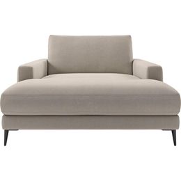 Home Affaire Chaiselongue &raquo;Downtown Loungem&ouml;bel zum Relaxen, B/T/H: 132/170/84 cm&laquo; auch in Boucl&eacute;, Cord und Easy care - leicht mir Wasser zu reinigen 