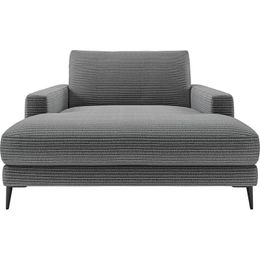 Home Affaire Chaiselongue &raquo;Downtown Loungem&ouml;bel zum Relaxen, B/T/H: 132/170/84 cm&laquo; auch in Boucl&eacute;, Cord und Easy care - leicht mir Wasser zu reinigen 