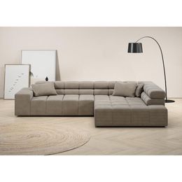 Home Affaire Ecksofa &raquo;Ancona incl. Kopfteilverstellung, OTTOs Choice, Breite 319cm, L-Form&laquo; wahlweise motorische Sitztiefenverstellung, auch in Cord +