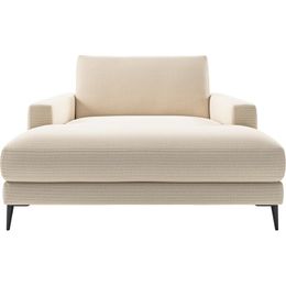 Home Affaire Chaiselongue &raquo;Downtown Loungem&ouml;bel zum Relaxen, B/T/H: 132/170/84 cm&laquo; auch in Boucl&eacute;, Cord und Easy care - leicht mir Wasser zu reinigen 