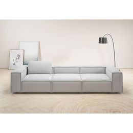 Home Affaire 3,5-Sitzer &raquo;Watertown, modernes Big-Sofa XXL, 336 cm Breite, auch in Feincord&laquo; Riesiges Designersofa mit viel Platz & weichen Bez&uuml;gen in 