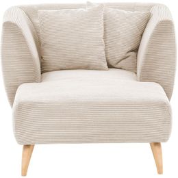 Home Affaire Loveseat &raquo;Colori&laquo; beige 100% Polyester