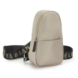 ELBSAND Umh&auml;ngetasche &raquo;kleiner Rucksack&laquo; Crossbody Bag, Handtasche, Schultertasche, Mini Bag VEGAN sand