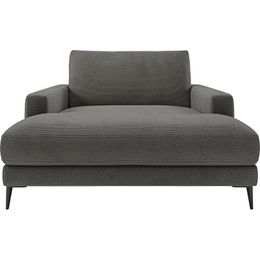 Home Affaire Chaiselongue &raquo;Downtown Loungem&ouml;bel zum Relaxen, B/T/H: 132/170/84 cm&laquo; auch in Boucl&eacute;, Cord und Easy care - leicht mir Wasser zu reinigen 