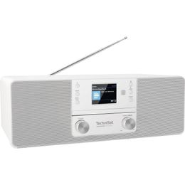 TECHNISAT Digitalradio (DAB+) »DIGITRADIO 370 CD BT« (Bluetooth Digitalradio (DAB+) UKW mit RDS 10 W) weiß