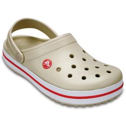 CROCS Clog »Crocband Clog« hellgrau-stucco/melon 41 41 Klassischer Clog mit schwenkbarem Fersenriemen