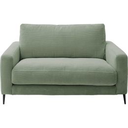 Home Affaire 1,5-Sitzer &raquo;Downtown B/T/H: 152/105/84 cm&laquo; weicher Sitzkomfort, Cord, gem&uuml;tliches Loungem&ouml;bel zum Relaxen gr&uuml;n 88% Polyester, 12% 
