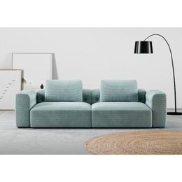 Home Affaire 2,5-Sitzer &raquo;Cushid&laquo; Modulsofa, bestehend aus 2 Teilen, Breite 268 cm blau 88% Polyester, 12% Polyacryl