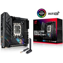 ASUS Mainboard &raquo;ROG STRIX B760-I GAMING WIFI&laquo; schwarz BIOS Typ: UEFI AMI 128 Mbit