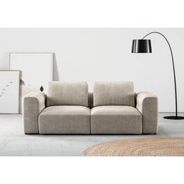 Home Affaire 2-Sitzer &raquo;Cushid&laquo; Modulsofa, bestehend aus 2 Teilen, Breite 218 cm grau 100% Polyester
