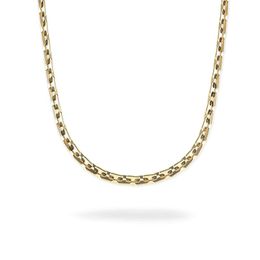 Copenhagen Studios Edelstahlkette &raquo;Schmuck Geschenk Halskette Unisex Link&laquo; gelbgoldfarben Modischer Halsschmuck