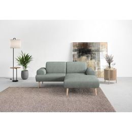 Home Affaire Ecksofa &raquo;Swift Scandic Design, komfortabler Federkern, Breite 192cm, L-Form&laquo; Federkern-Polsterung, B/T/H: 192/83/176 cm gr&uuml;n 100% 