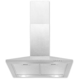 Exquisit Wandhaube &raquo;KH 60-8.3 (sw)&laquo; Edelstahlfarben Ab- und Umluftbetrieb - geeignet f&uuml;r jede K&uuml;che