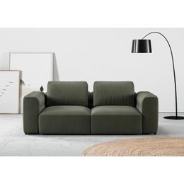 Home Affaire 2-Sitzer &raquo;Cushid&laquo; Modulsofa, bestehend aus 2 Teilen, Breite 218 cm gr&uuml;n 95% Polyester, 5% Nylon