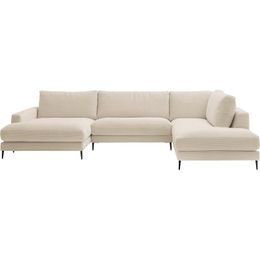 Home Affaire Wohnlandschaft &raquo;Downtown XXL B/T/H: 341/223/84 cm Loungem&ouml;bel zum Relaxen&laquo; weicher Sitzkomfort, Cord-Bezug, weicher Sitzkomfort U-Form 