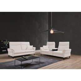 Home Affaire 2-Sitzer &raquo;Sisto, inklusive 2x Relaxfunktion motorisch mit Herz-Waage-Beschlag&laquo; Zwischenelement mit Tisch, Steckdose & USB-Ladestation 